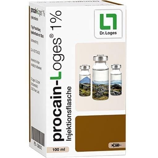 PROCAINE-Loges 1% injection bottle 100 ml Procaine hydrochloride ...