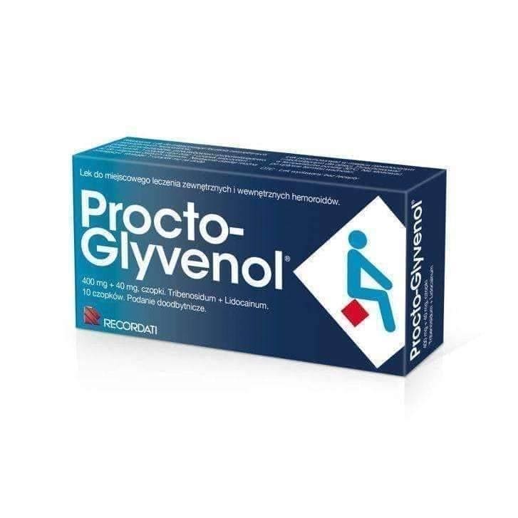 Procto-GLYVENOL Suppository - internal and external haemorrhoids (piles ...