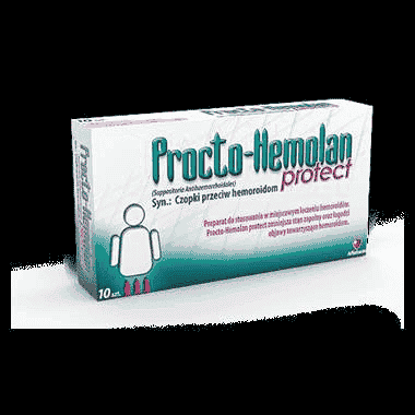 Procto-HEMOLAN Protect suppositories x 10, treatment of hemorrhoids UK ...