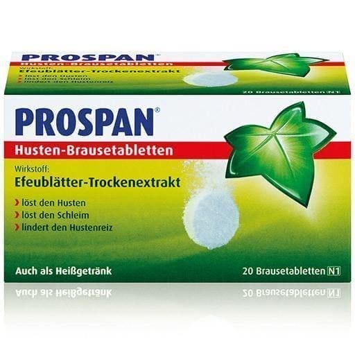 PROSPAN cough effervescent tablets 20 pc UK – ELIVERA UK