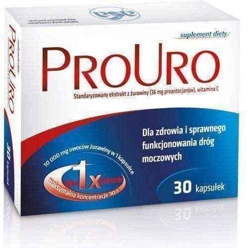 ProUro x 30 caps. urinary discomfort UK – ELIVERA UK