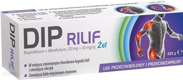 quickly relieving pain Dip Rilif gel 100g – ELIVERA UK