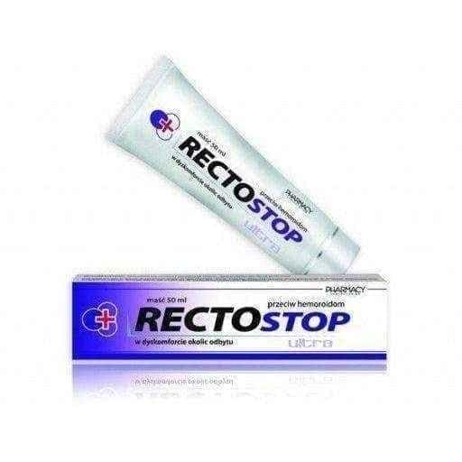 RECTOSTOP Ultra Plus ointment 50ml, itchy bottom, itchy anus UK ...