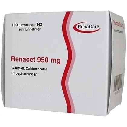 RENACET 950 mg pill, chronic kidney failure – ELIVERAGroup.co.uk, UK