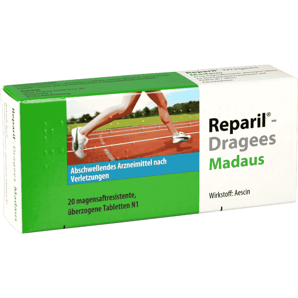 REPARIL-aescin, less swelling, less pain, sports injuries – ELIVERA UK