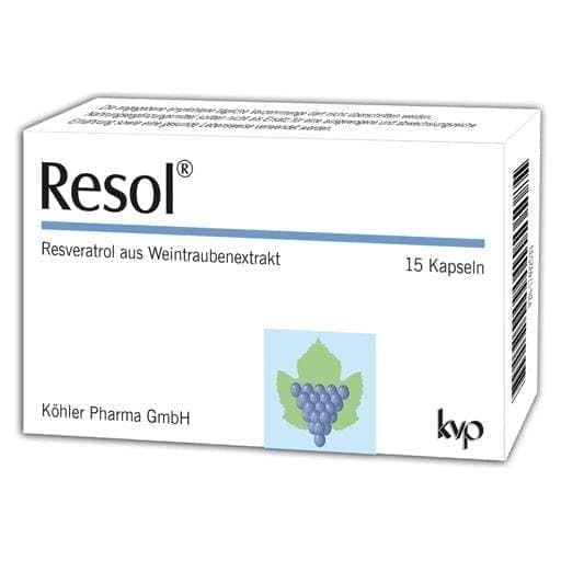 RESOL, resveratrol from grape extract capsules – ELIVERA UK