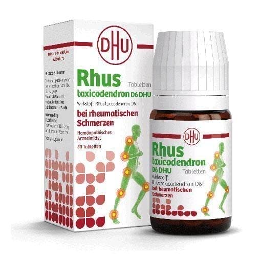 RHUS TOXICODENDRON D 6 tablets for rheumatic pain UK – ELIVERA UK