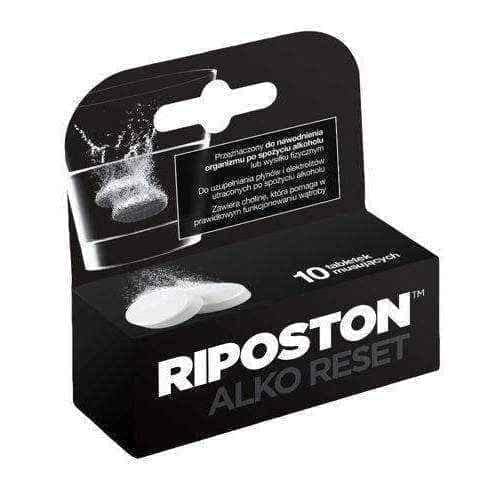 Riposton x 10 effervescent tablets, dehydration treatment – ELIVERA UK
