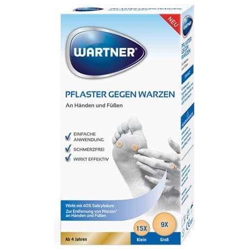salicylic acid, Wartner plasters against warts – ELIVERA UK