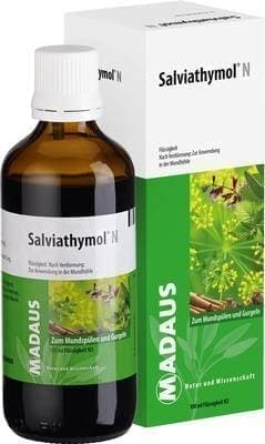SALVIATHYMOL N drops 100 ml thymol, levomenthol UK – ELIVERA UK