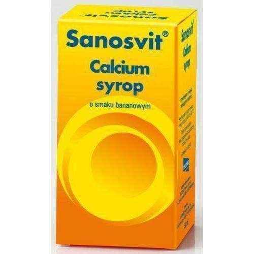 Sanosvit calcium SANOSVIT syrup 150ml 6 years+ UK – ELIVERA UK
