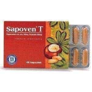 SAPOVEN T x 48 capsules, edema treatment, night leg cramps UK – ELIVERA UK
