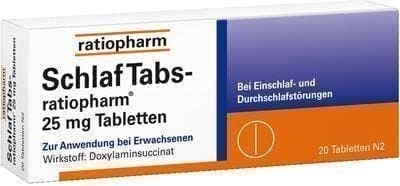 SCHLAF SLEEP TABS-ratiopharm 25 mg tablets – ELIVERA UK