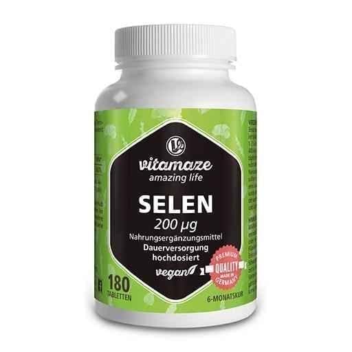 SELENIUM 200 µg high-dose vegan tablets 180 pcs UK – ELIVERA UK