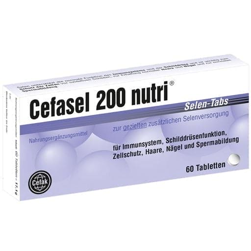 Selenium, CEFASEL 200 nutri selenium – ELIVERA UK