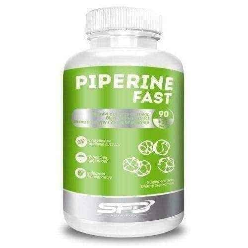 SFD Piperine Fast x 120 tablets, piperine forte, black pepper extract ...