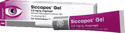 SICCAPOS Gel, itchy dry eyes conjunctivitis, keratoconjunctivitis sicca ...