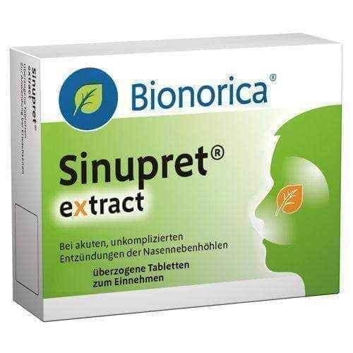 Sinupret extract 20, Sinupret EXTRACT x 20 dragees, sinus infection ...
