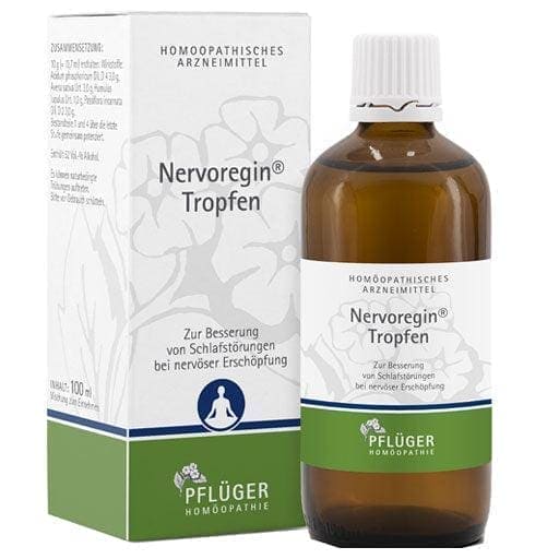 Sleep disorders, nervous system, nervous exhaustion, NERVOREGIN drops ...