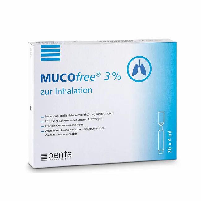 sodium chloride, MUCOFREE 3% for inhalation UK – ELIVERA UK