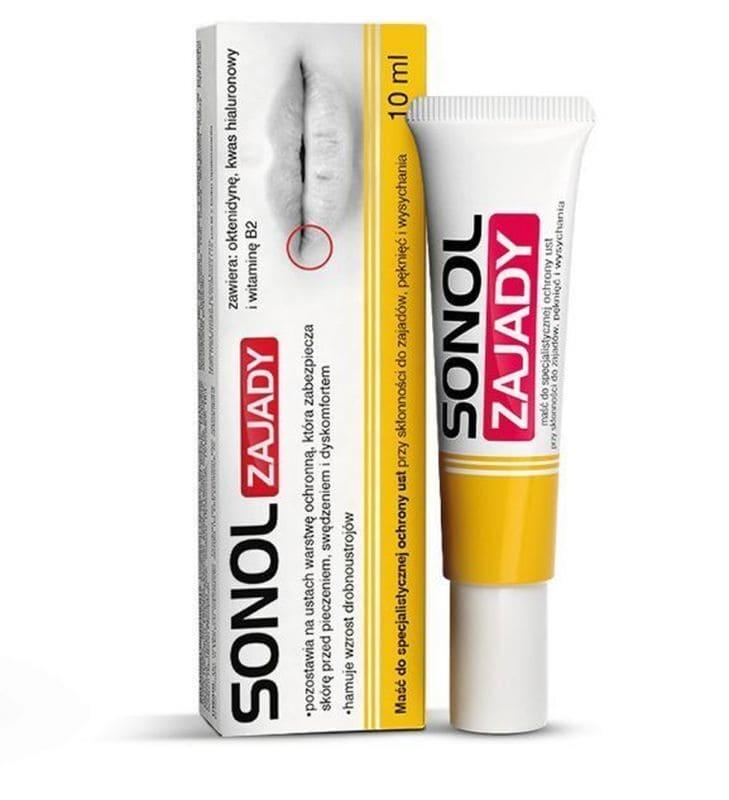 SONOL Zajady (LIP) ointment, treatment for rash on lips, swelling and ...