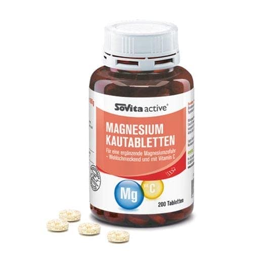 SOVITA ACTIVE Magnesium chewable tablets UK – ELIVERA UK