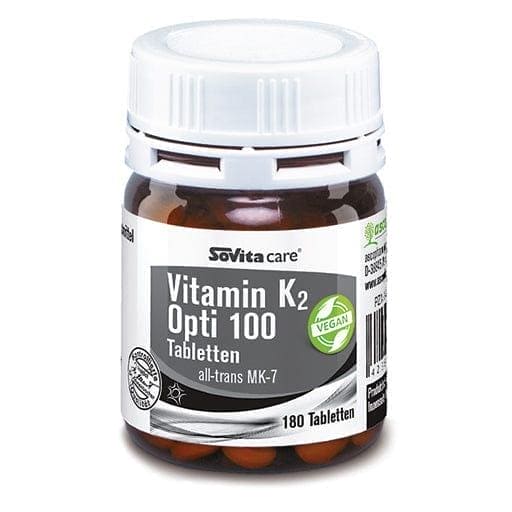 SOVITA CARE Vitamin K2 Opti 100 tablets UK – ELIVERA UK