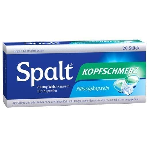 SPALT headache soft capsules UK – ELIVERA UK