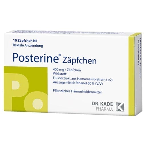 Suppository for haemorrhoids, suppository haemorrhoids, POSTERINE ...