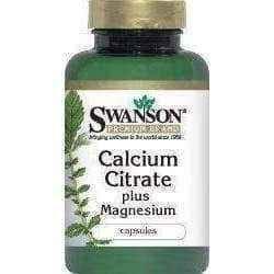 SWANSON calcium + magnesium citrate x 150 capsules UK – ELIVERA UK