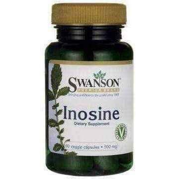 SWANSON Inosine 500 mg capsules x 60 UK – ELIVERA UK
