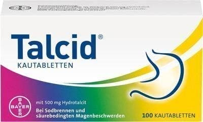 TALCID chewable tablets 100 pc How to treat heartburn UK – ELIVERA UK