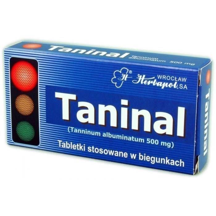 TANINAL 0.5g x 20 tabl. diarrhea treatment – ELIVERA UK