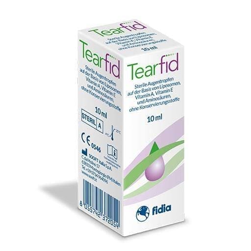 TEARFID eye drops 10 ml liposomes, vitamin A, E, amino acids – ELIVERA UK