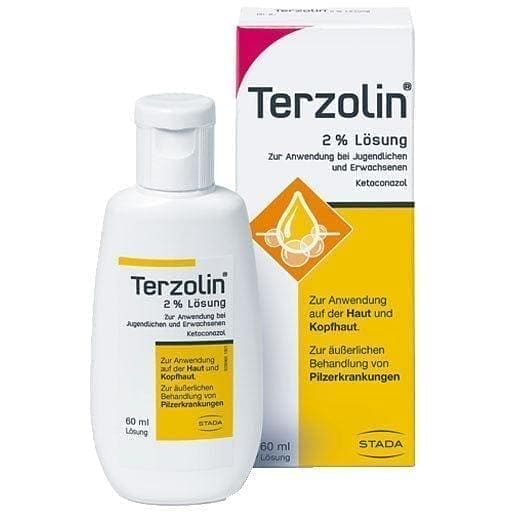 TERZOLIN (shampoo) 2% cure dandruff fungus Ketoconazole solution ...