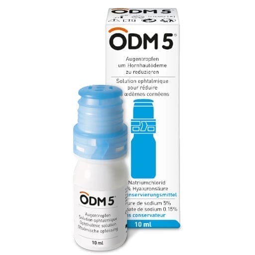 TREATMENT OF CORNEAL EDEMA, Odm 5 drops, odm 5 eyedrops – ELIVERA UK