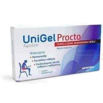 UNIGEL APOTEX Procto x 10 suppositories, varicose veins treatment ...