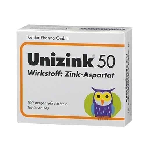 UNIZINK 50 gastro-resistant tablets 100 pc UK – ELIVERA UK