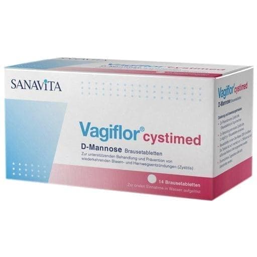 VAGIFLOR cystimed D-mannose effervescent tablets, treatment for acute ...
