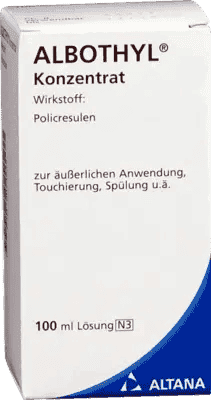 Vaginal inflammation, Policresulen, ALBOTHYL concentrate – ELIVERA UK