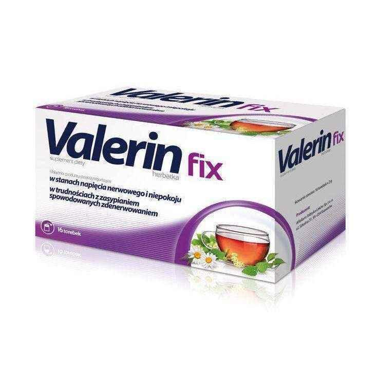 Valerin fix x 16 sachets, how to sleep well, insomnia cures, sleep aids ...