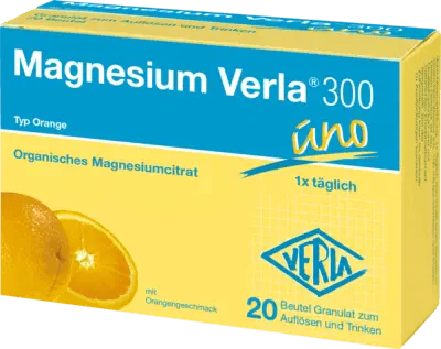 VEGAN, MAGNESIUM VERLA 300 sachets Granules - Orange UK – ELIVERA UK