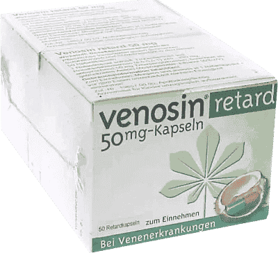 VENOSIN retard hard, horse chestnut, venous insufficiency UK – ELIVERA UK