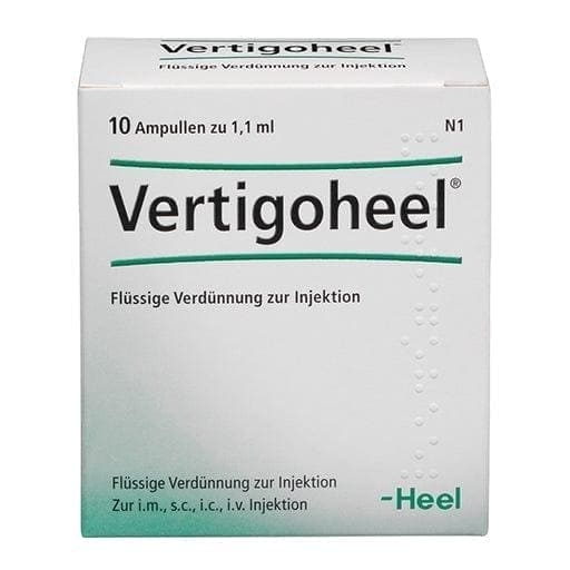 Vertigo, dizziness, treatment for vertigo, VERTIGOHEEL ampoules UK ...