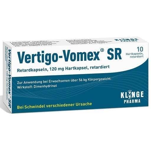 VERTIGO-VOMEX SR prolonged-release capsules – ELIVERA UK