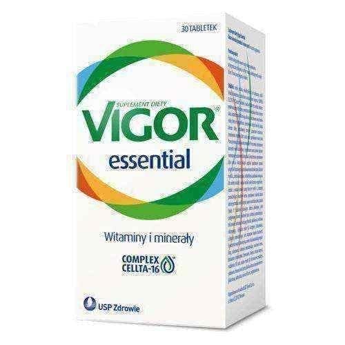 VIGOR Essential x 30 tablets UK – ELIVERA UK