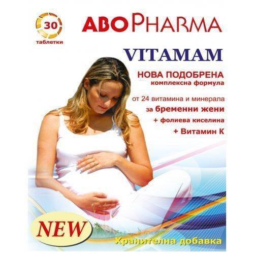 VITAMAM multivitamins and minerals for pregnant women 30 tablets ...