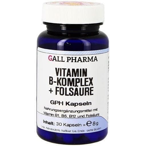 VITAMIN B COMPLEX + folic acid capsules – ELIVERA UK