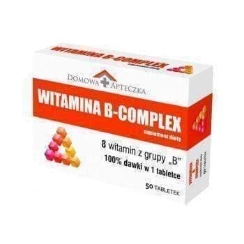VITAMIN B COMPLEX x 50 tablets - nervous system, and energy metabolism ...