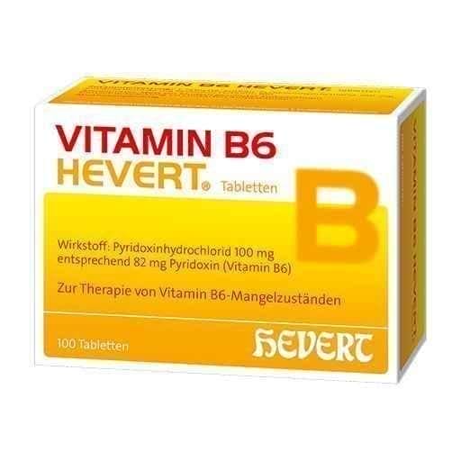 VITAMIN B6 HEVERT tablets – ELIVERA UK